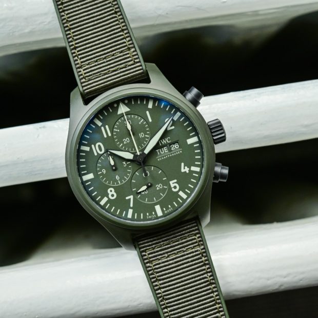 IWC-Pilots-Chronograph-TOP-GUN-Woodland-Green-Ceramic-IW389106-Watches ...
